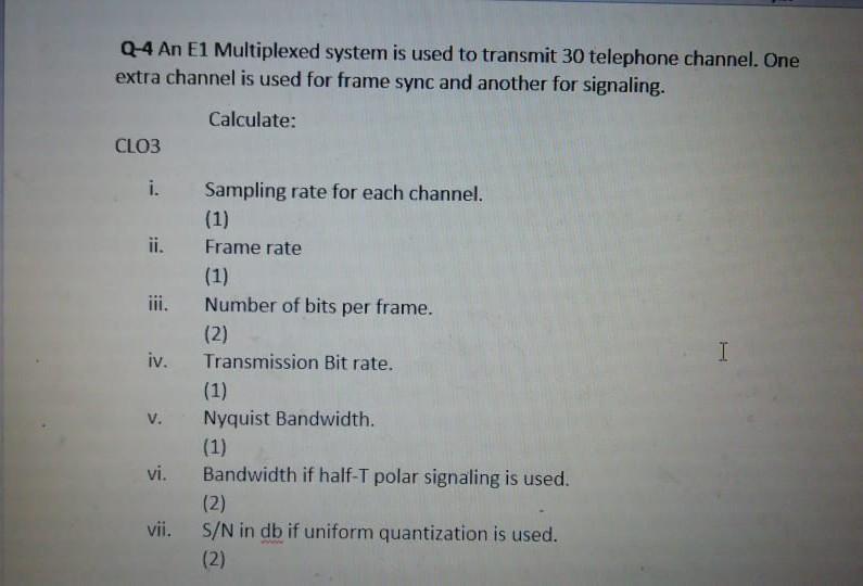 Solved Communication Systems Question Solve this step by | Chegg.com