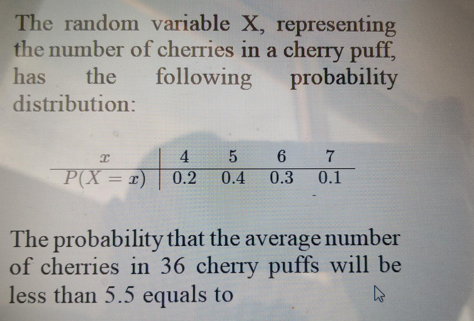 Solved The random variable X, representing the number of | Chegg.com