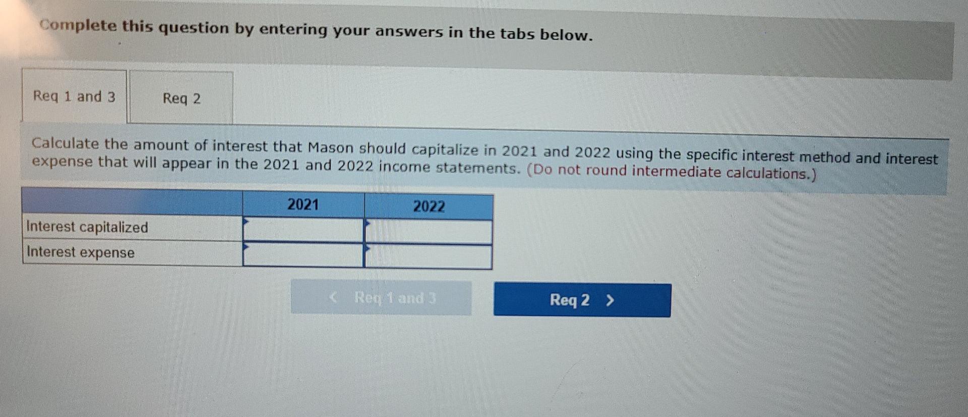 Solved Problem 10-9 (Algo) Interest capitalization; specific | Chegg.com