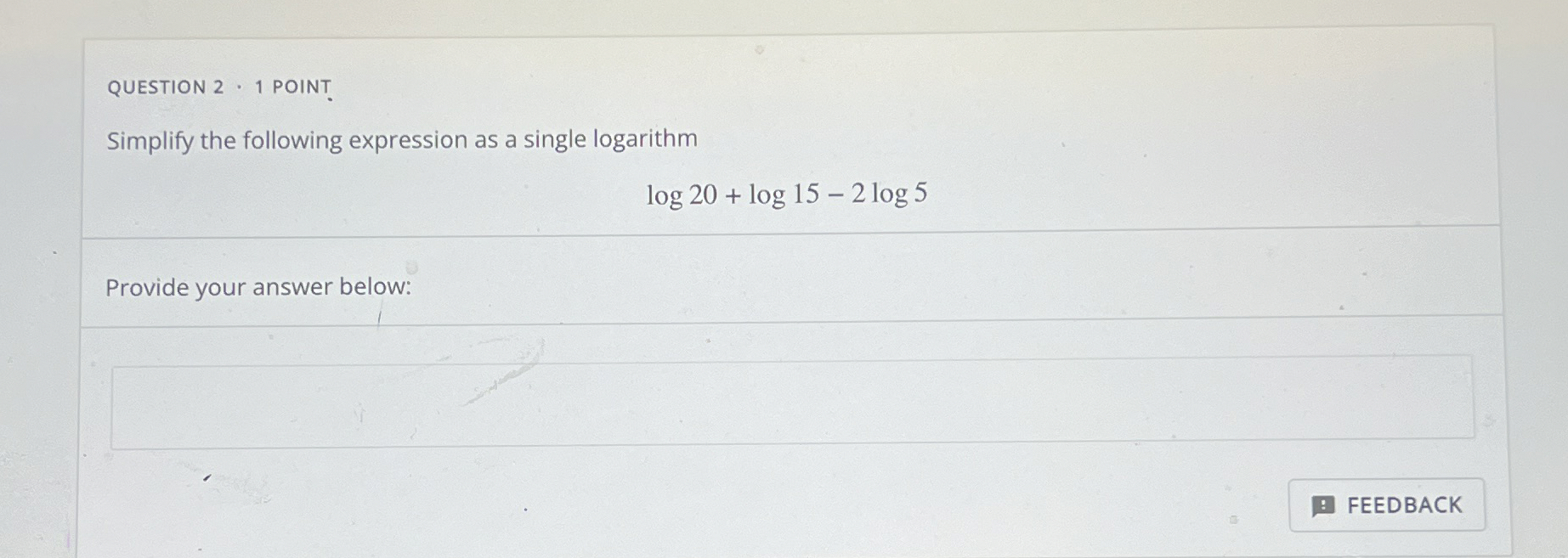 Solved QUESTION 2 - 1 ﻿POINT.Simplify the following | Chegg.com