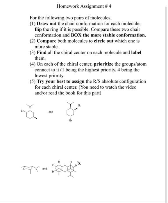 Solved Homework Assignment # 4For the following two pairs of | Chegg.com