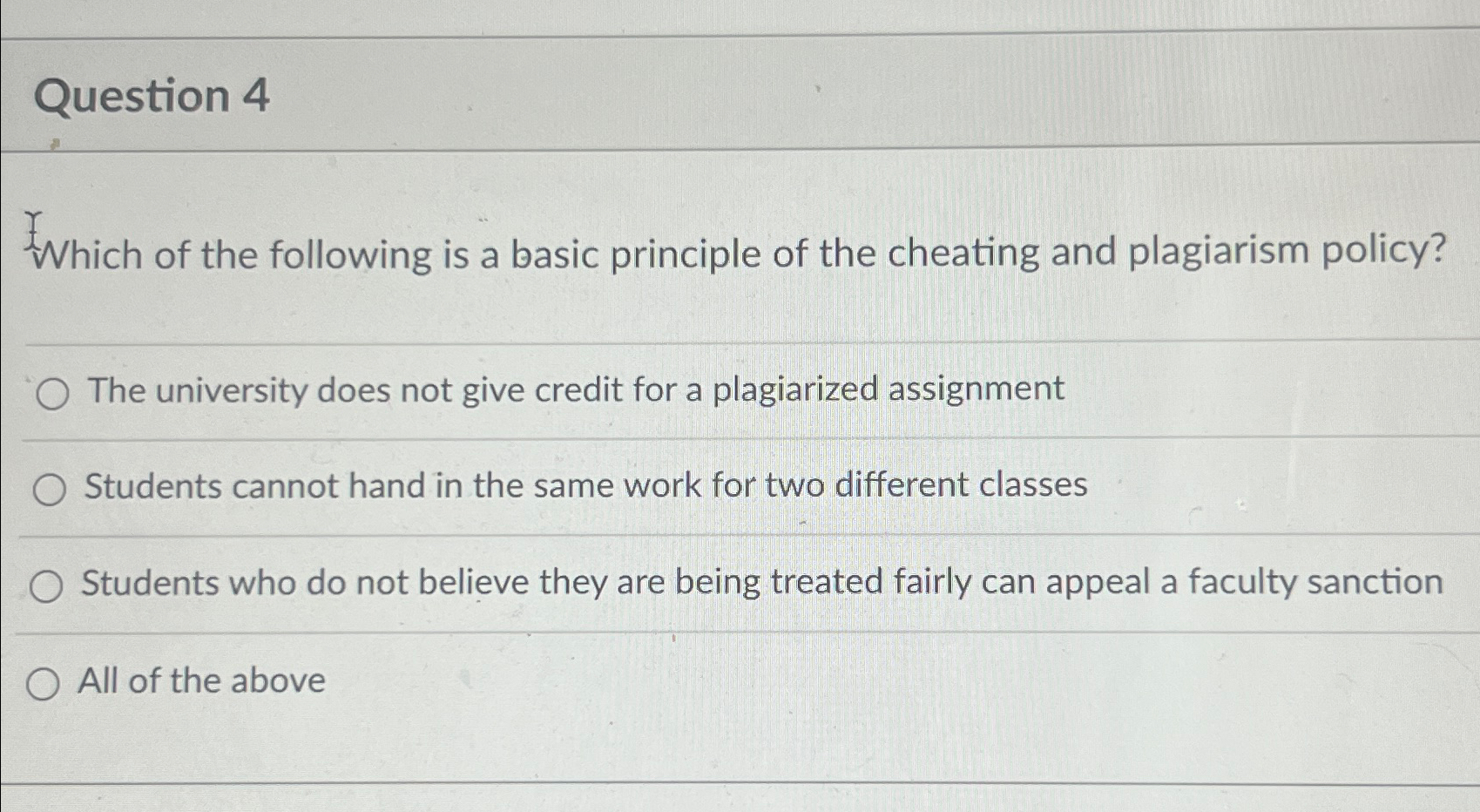 Solved Question 4Which of the following is a basic principle | Chegg.com