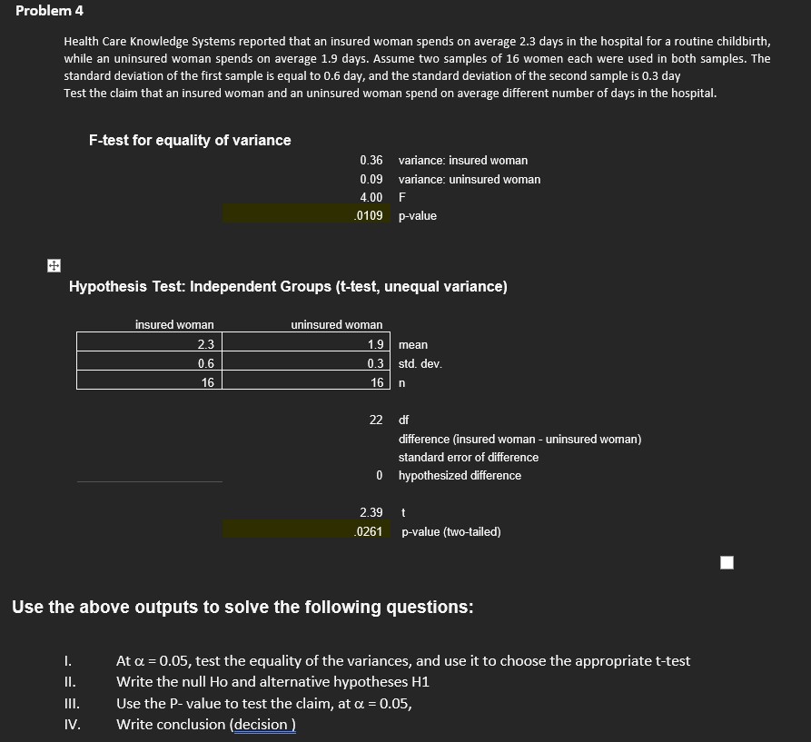 Solved Problem 4Health Care Knowledge Systems reported that | Chegg.com