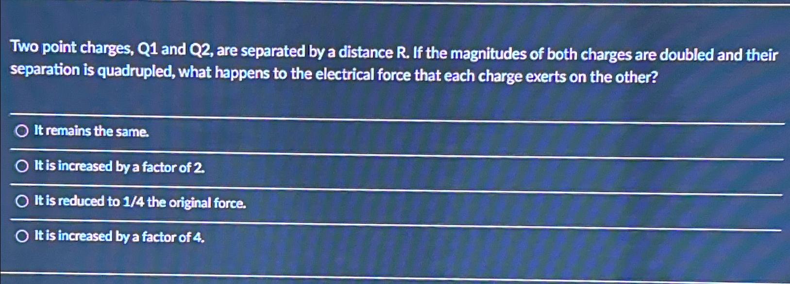 Solved Two point charges, Q1 ﻿and Q2, ﻿are separated by a | Chegg.com