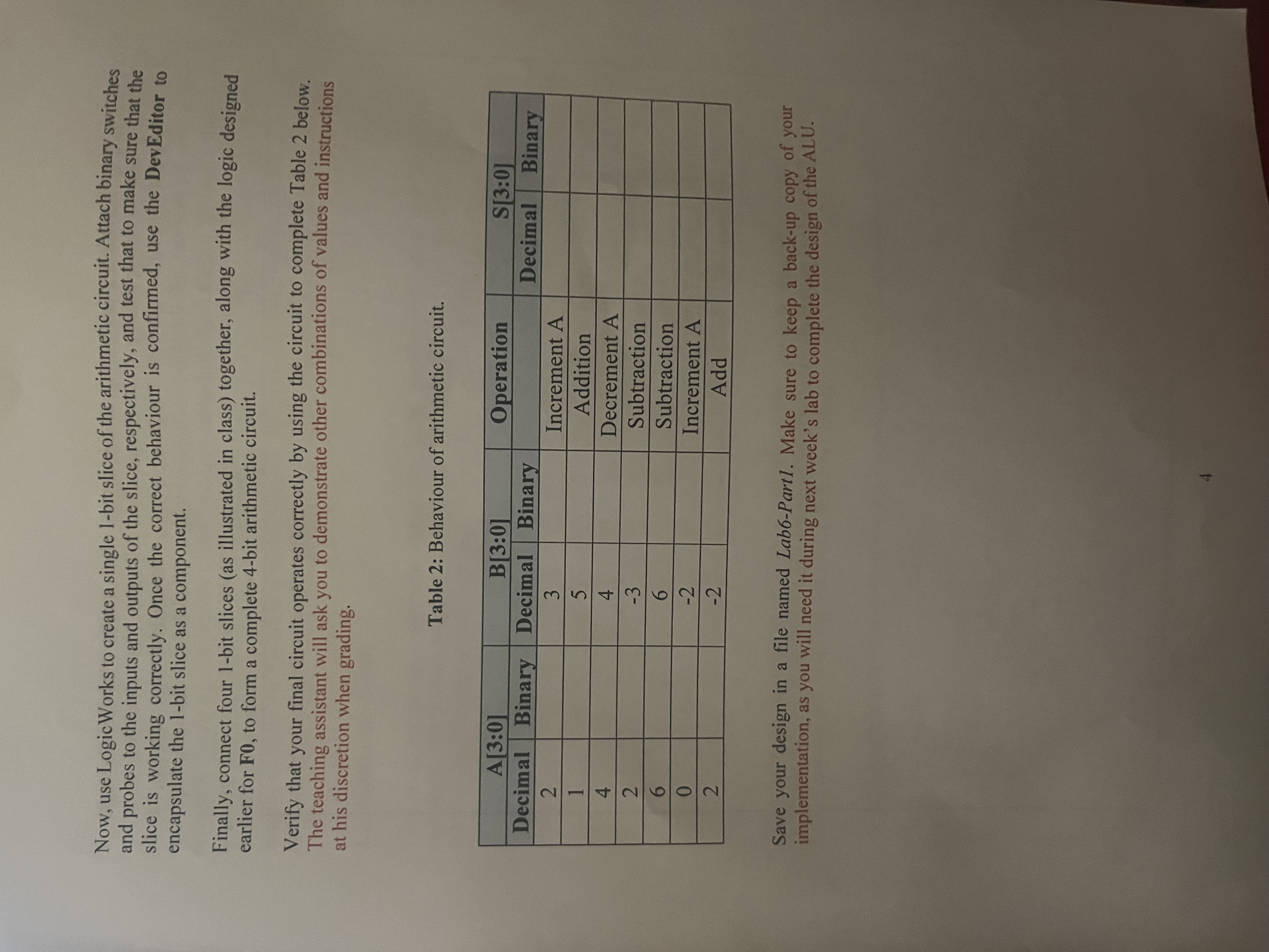 Solved Now, use LogicWorks to create a single 1-bit slice of | Chegg.com