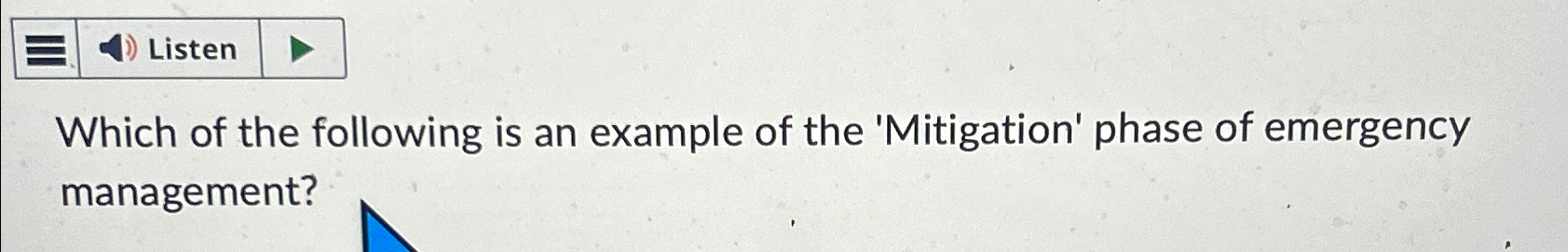 Solved Which of the following is an example of the | Chegg.com