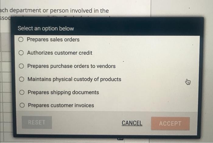 Solved Select from the option list provided to match each | Chegg.com