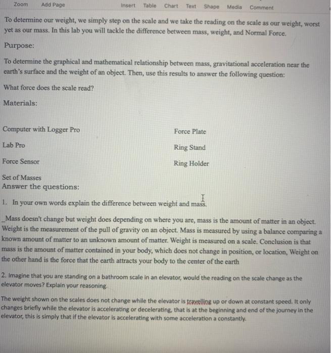 Solved Zoom Add Page Insert Table Chart Text Shape Media | Chegg.com