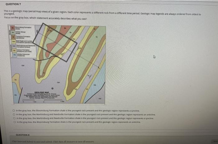 Solved QUESTION 7 This is a gec oc map Canal/map view of a | Chegg.com