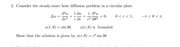 Solved Consider the steady-state heat diffusion problem in a | Chegg.com