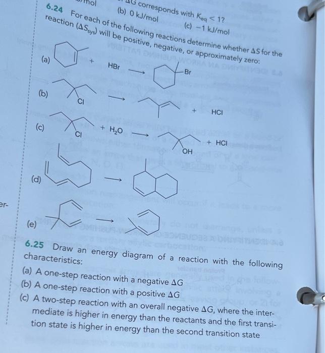 Solved reaction ( ΔSsys ) will be foll positive, negative, | Chegg.com