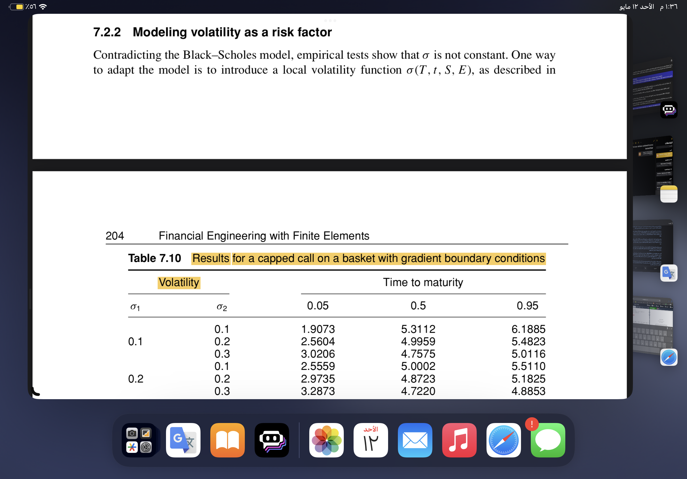 Solved 7.2.2 ﻿Modeling volatility as a risk | Chegg.com