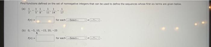 Solved Find Functions Defined On The Set Of Nonnegative