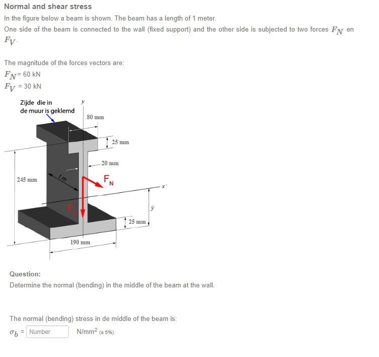 Solved Normal and shear stressQuestion:Determine the normal | Chegg.com