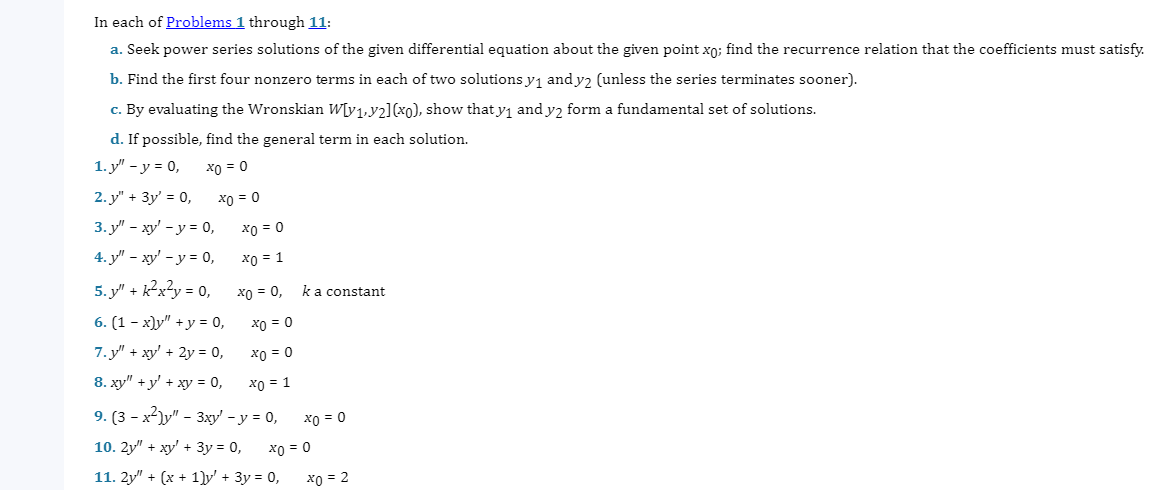 Solved In each of Problems 1 ﻿through 11:a. ﻿Seek power | Chegg.com