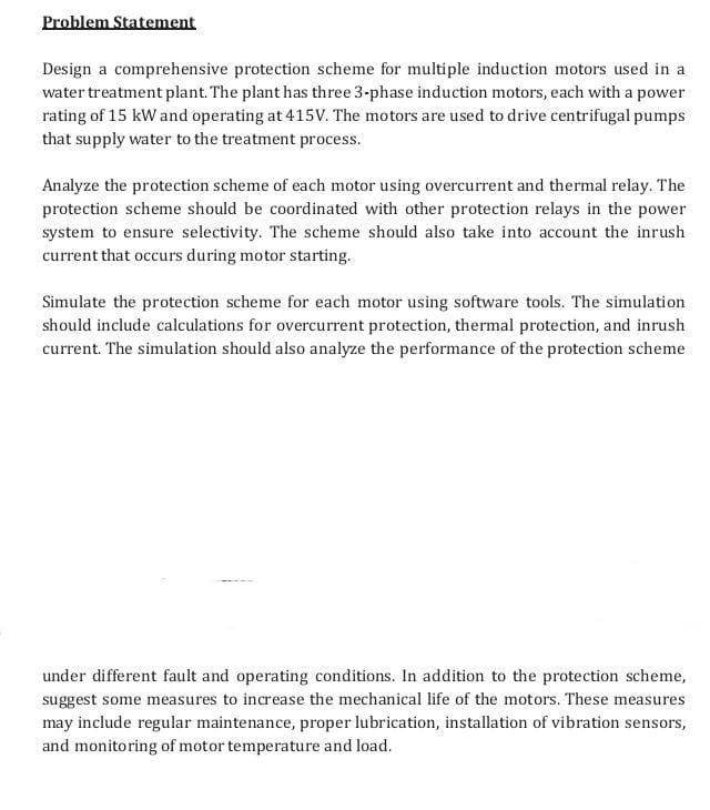 Solved Problem Statement Design a comprehensive protection | Chegg.com