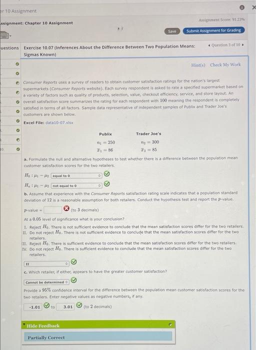 Solved er 10 Assignment Assignment Score: 9127 ssignment: | Chegg.com Solved er 10 Assignment Assignment Score: 9127 ssignment: | Chegg.com
