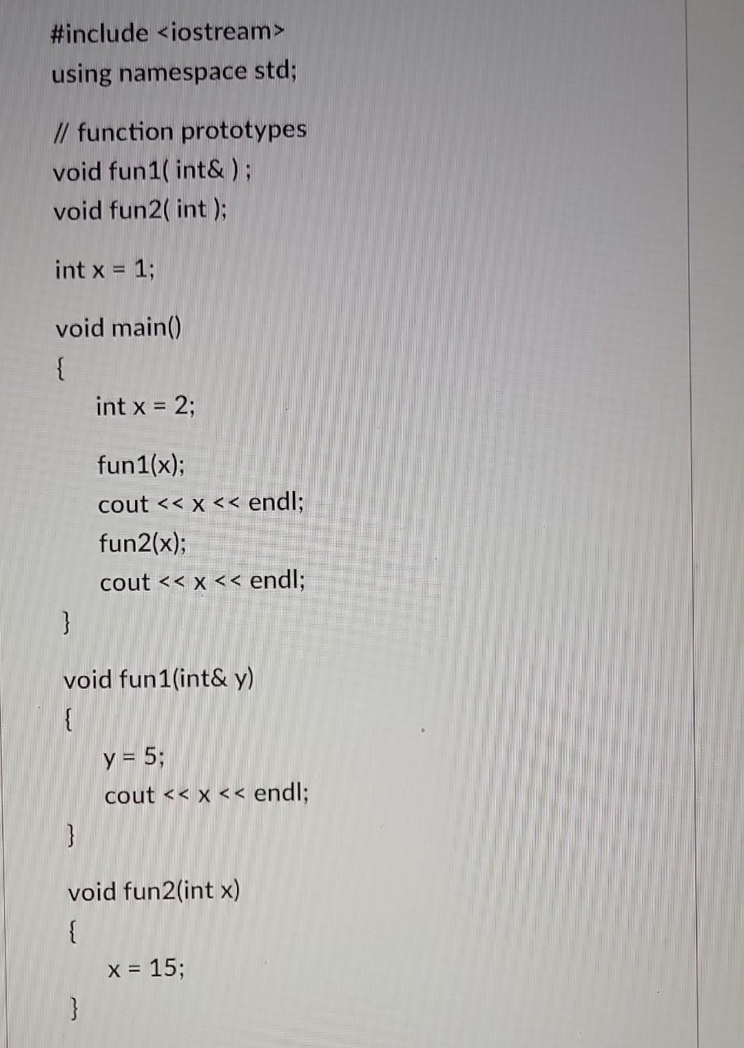 Solved What is output/displayed by the following code (which | Chegg.com