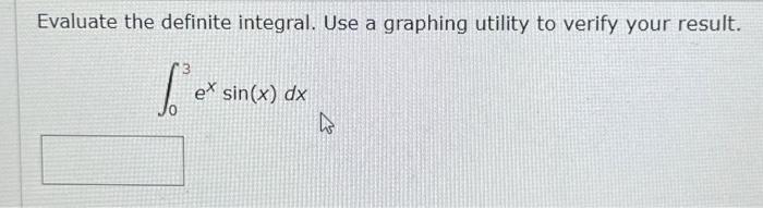Solved Evaluate the definite integral. Use a graphing | Chegg.com