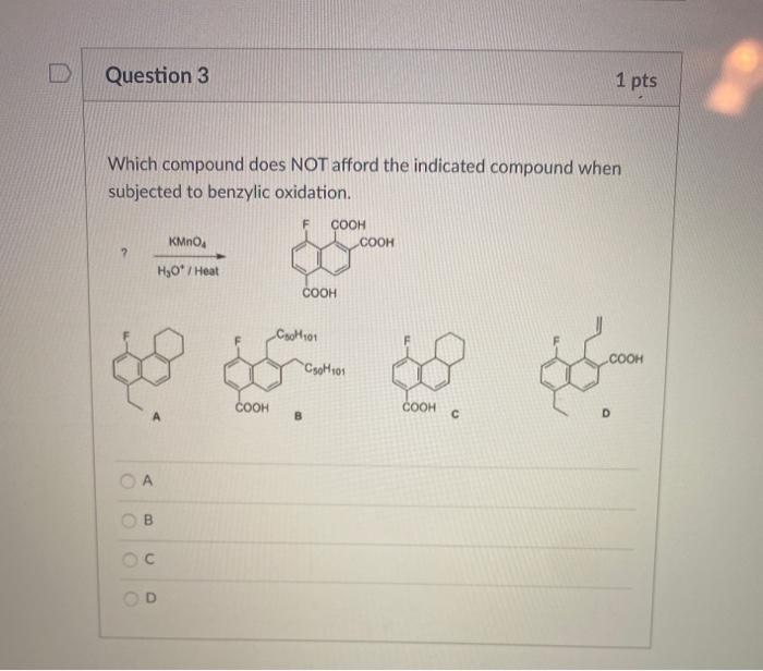 Solved D Question 3 1 pts Which compound does NOT afford the | Chegg.com Solved D Question 3 1 pts Which compound does NOT afford the | Chegg.com