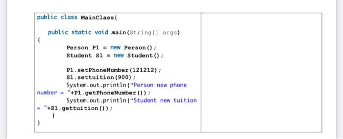 Solved Given the code below, what is the output of the code? | Chegg.com