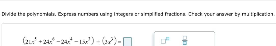 Solved Divide the polynomials. Express numbers using | Chegg.com
