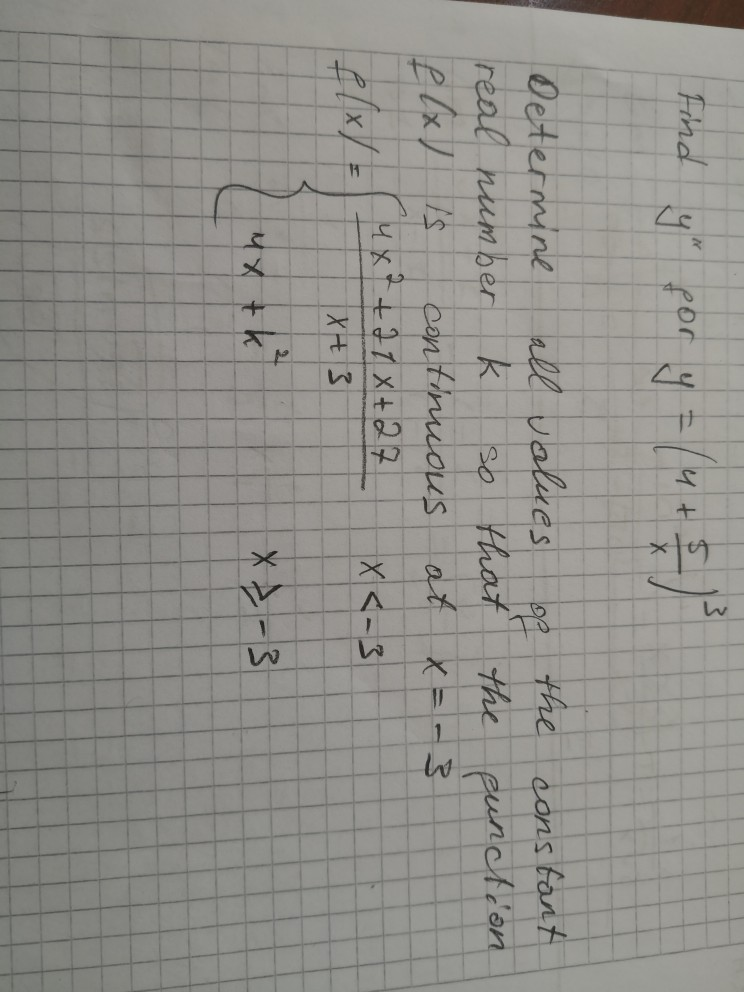 Solved Determine all values of the constant real number k so | Chegg.com