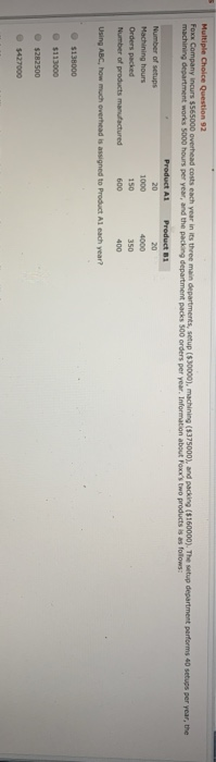 Solved Multiple Choice Question 4 Zimmerman Company | Chegg.com