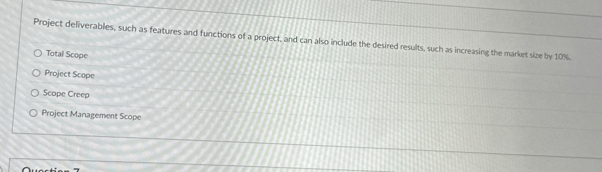 Solved Project deliverables, such as features and functions | Chegg.com