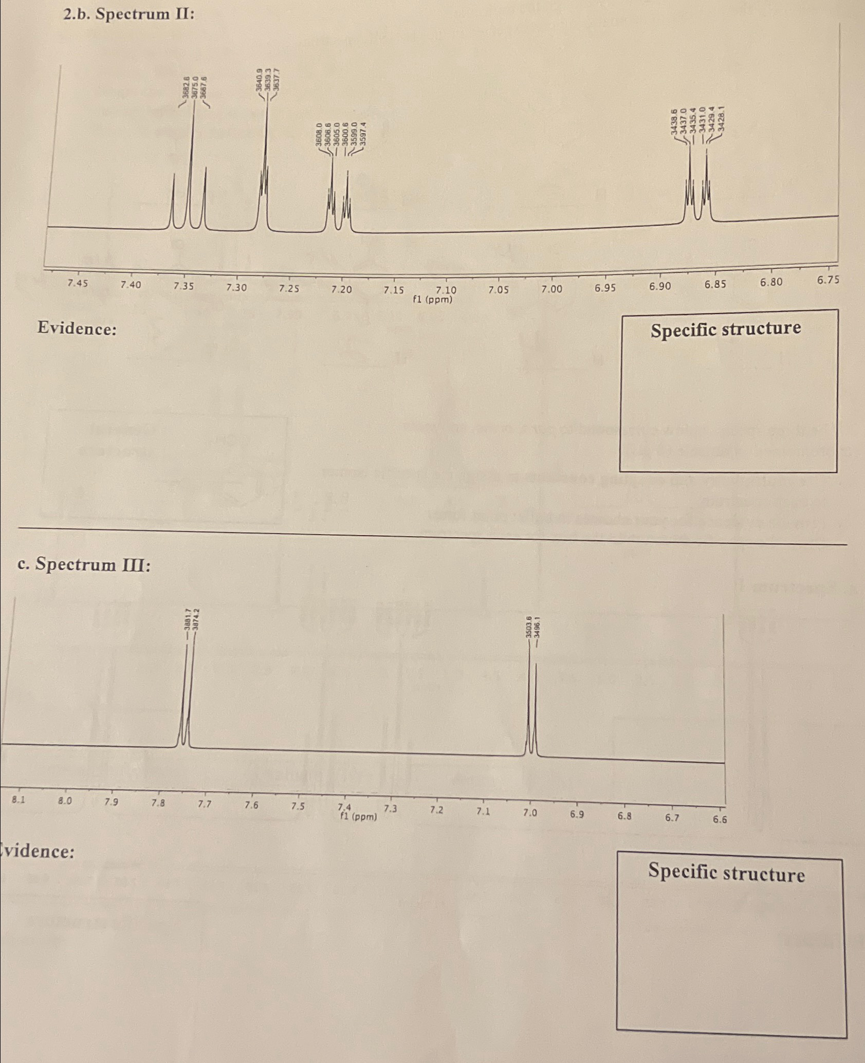 2.b. ﻿Spectrum II:Evidence:c. ﻿Spectrum | Chegg.com