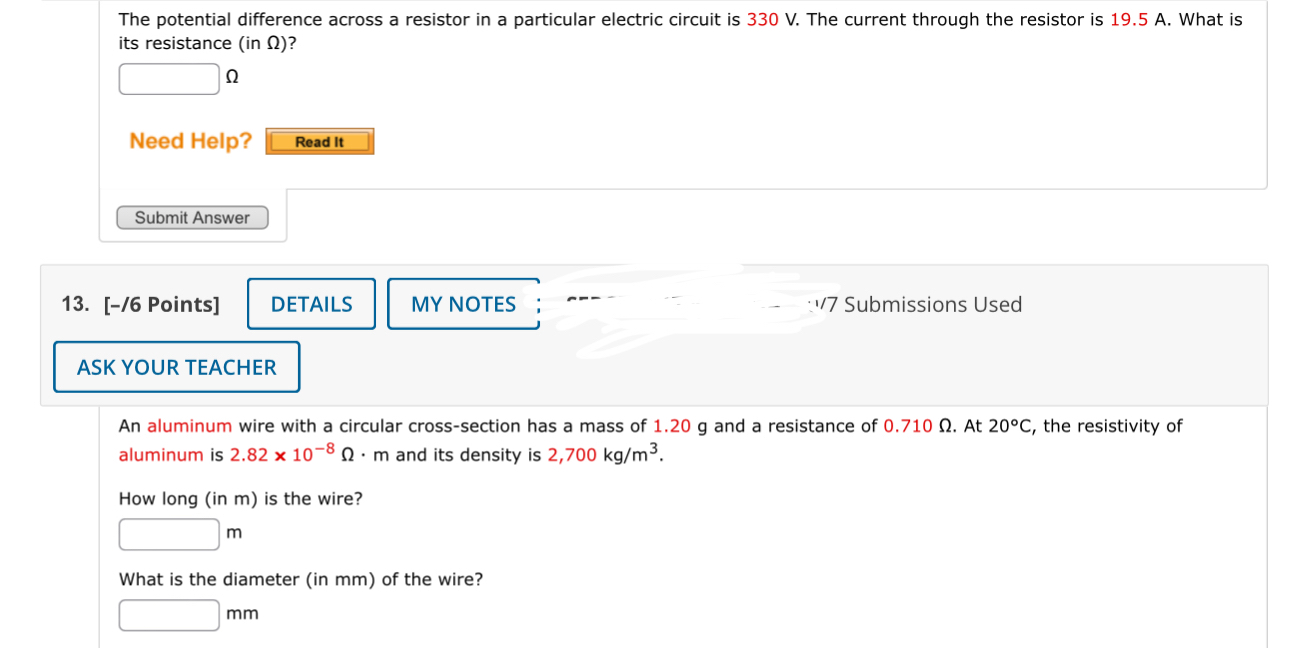 Solved The potential difference across a resistor in a | Chegg.com