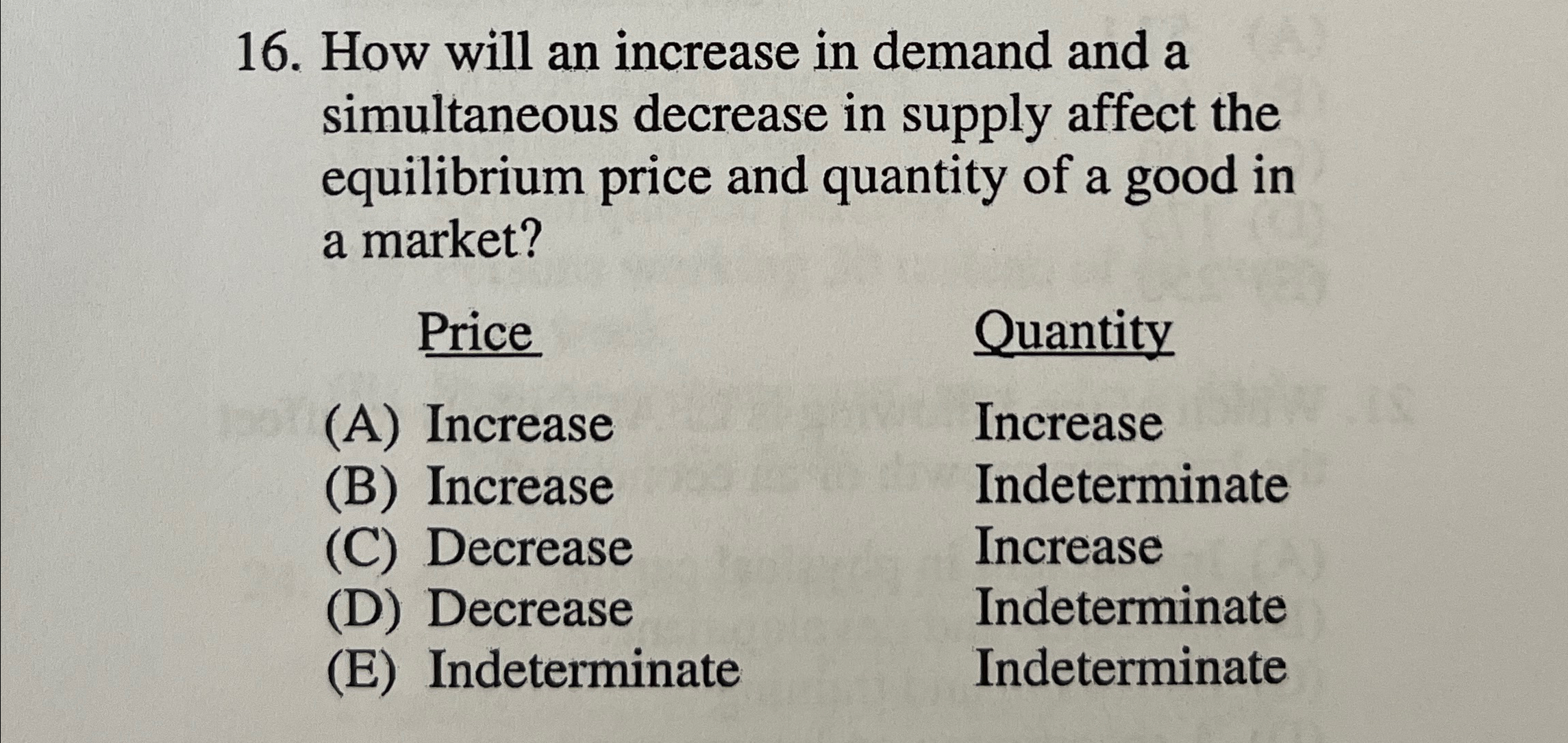 Solved How will an increase in demand and a simultaneous | Chegg.com