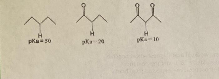 Solved 4. Explain why the pKa values of the indicated | Chegg.com