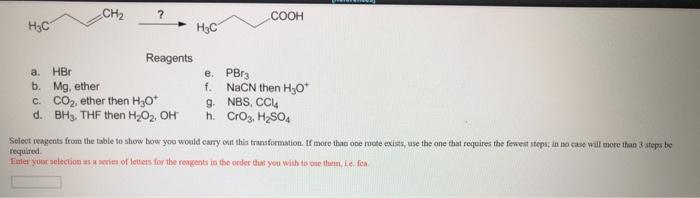 Solved How would you convert the following compounds into | Chegg.com