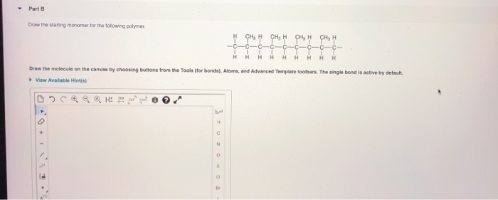 Solved Item 6 H + H2O Draw the molecule on the canvas by | Chegg.com