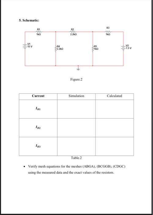 Solved 1. Objectives: - To verify Nodal equations. 2. | Chegg.com