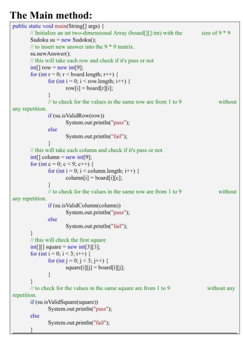 Solved Sudoku Create A Constructor And Initialize An Int 6493