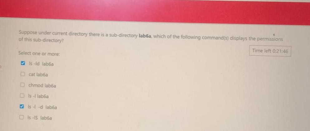 Solved Suppose under current directory there is a | Chegg.com