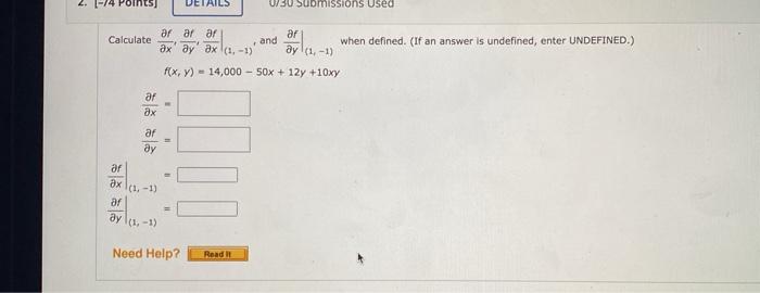 Solved 2. DETAILS 0130 Submissions Used Calculate ar ar ar | Chegg.com