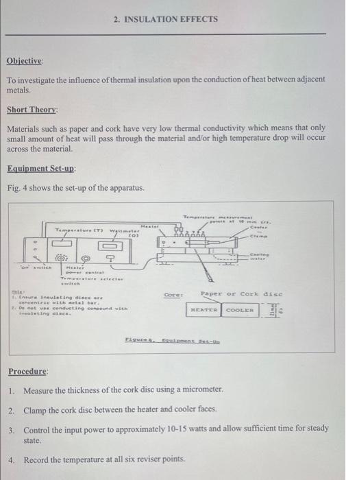 Solved this is heat transfer experiment what is abstract , | Chegg.com