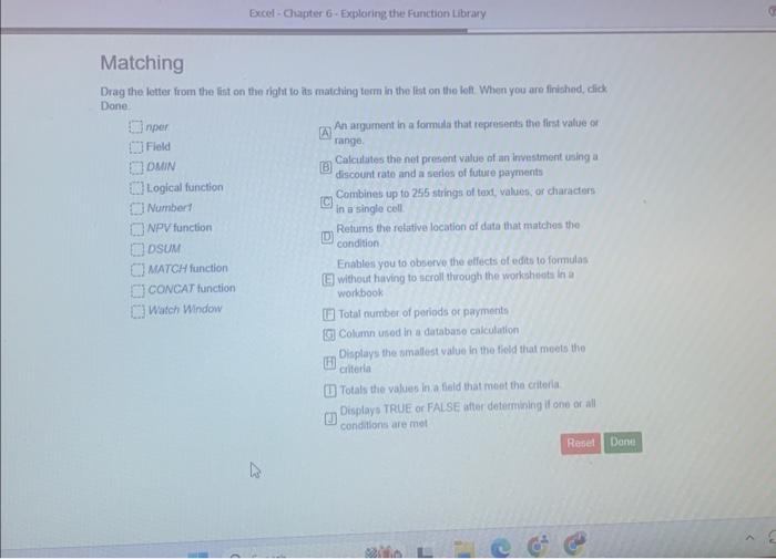 Solved Drag the letter from the list on the right to its | Chegg.com