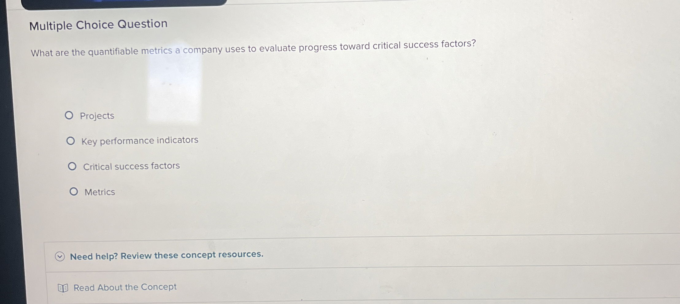 Solved Multiple Choice QuestionWhat are the quantifiable | Chegg.com