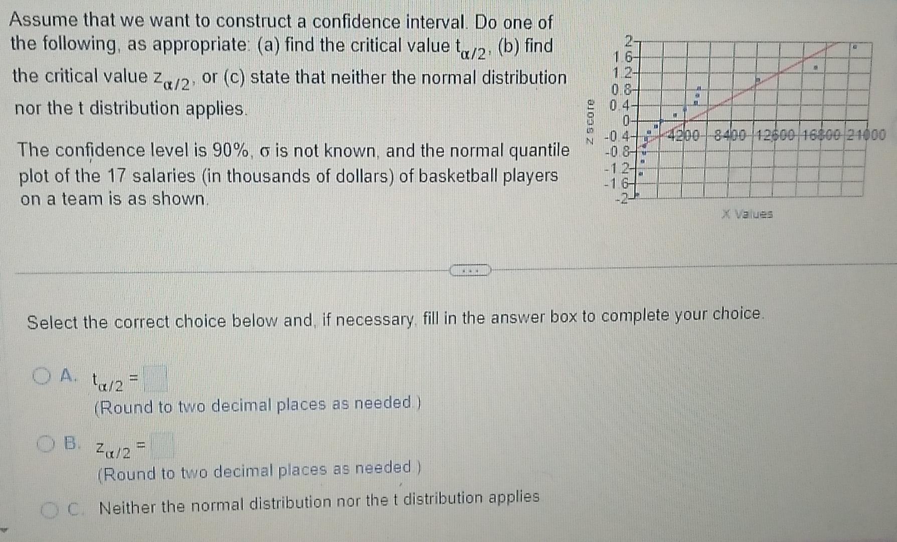Solved Assume that we want to construct a confidence | Chegg.com