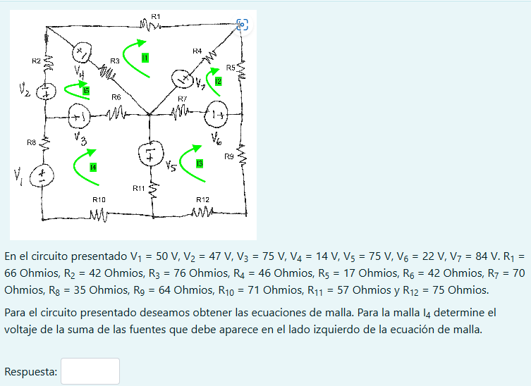 Solved En el circuito presentado | Chegg.com