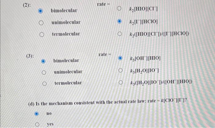 Solved Be sure to answer all parts. Consider the following | Chegg.com