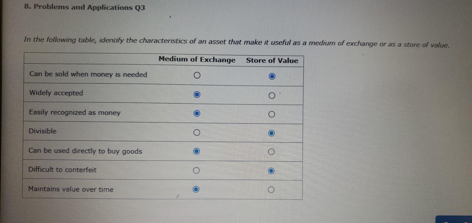 Solved 8. Problems and Applications Q3 In the following | Chegg.com