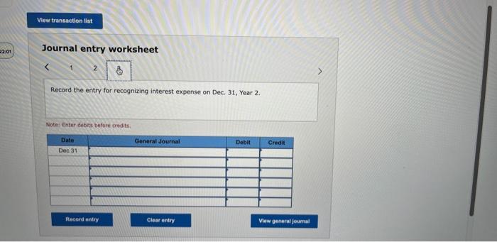Solved Exercise 10-16A (Algo) Straight-line amortization for | Chegg.com