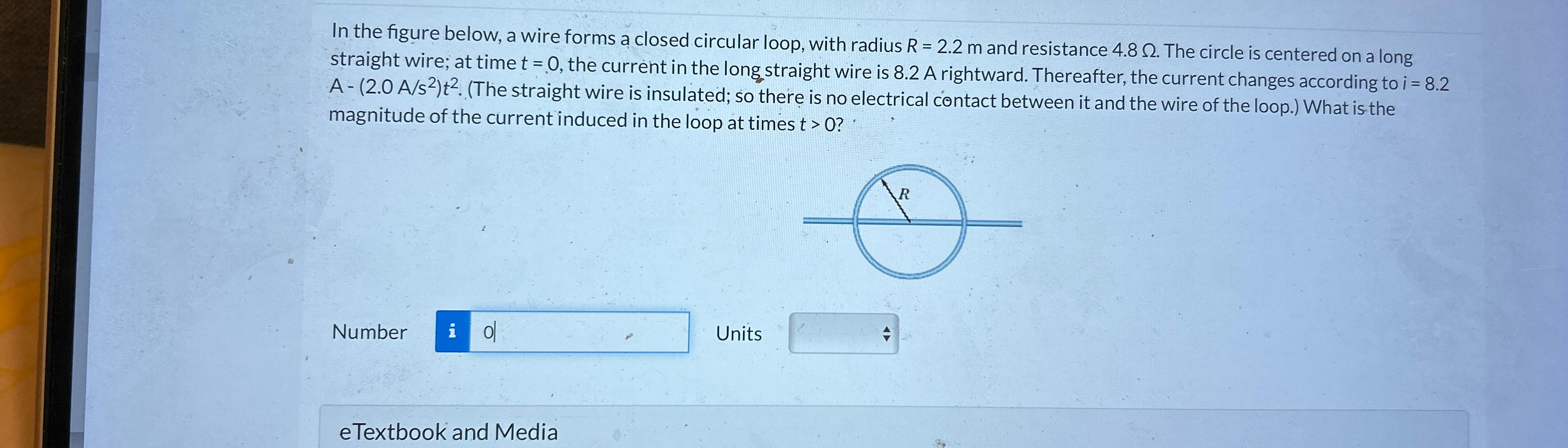 Solved In the figure below, a wire forms a closed circular | Chegg.com