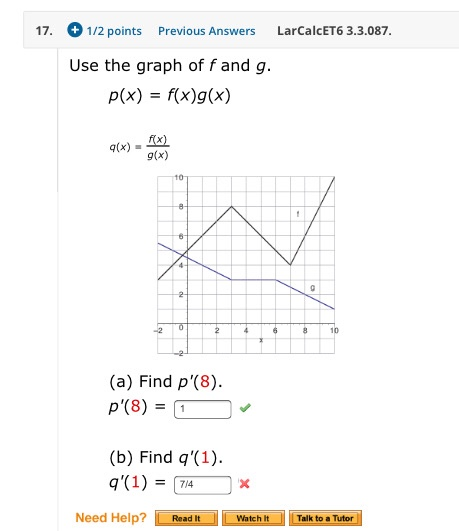 Solved 17. 1/2 points Previous Answers LarCalcET6 3.3.087. | Chegg.com Solved 17. 1/2 points Previous Answers LarCalcET6 3.3.087. | Chegg.com