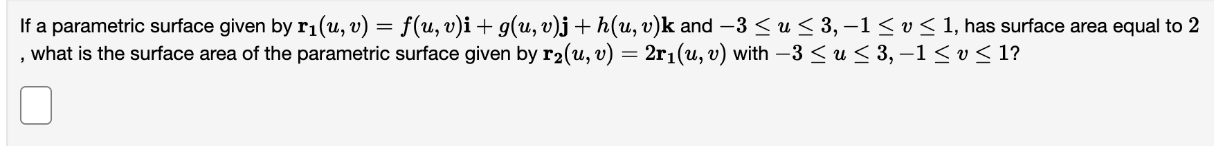 Solved If a parametric surface given by | Chegg.com